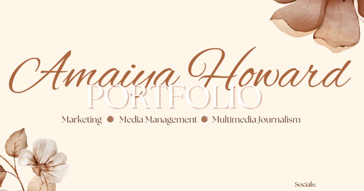 Amaiya Howard Portfolio